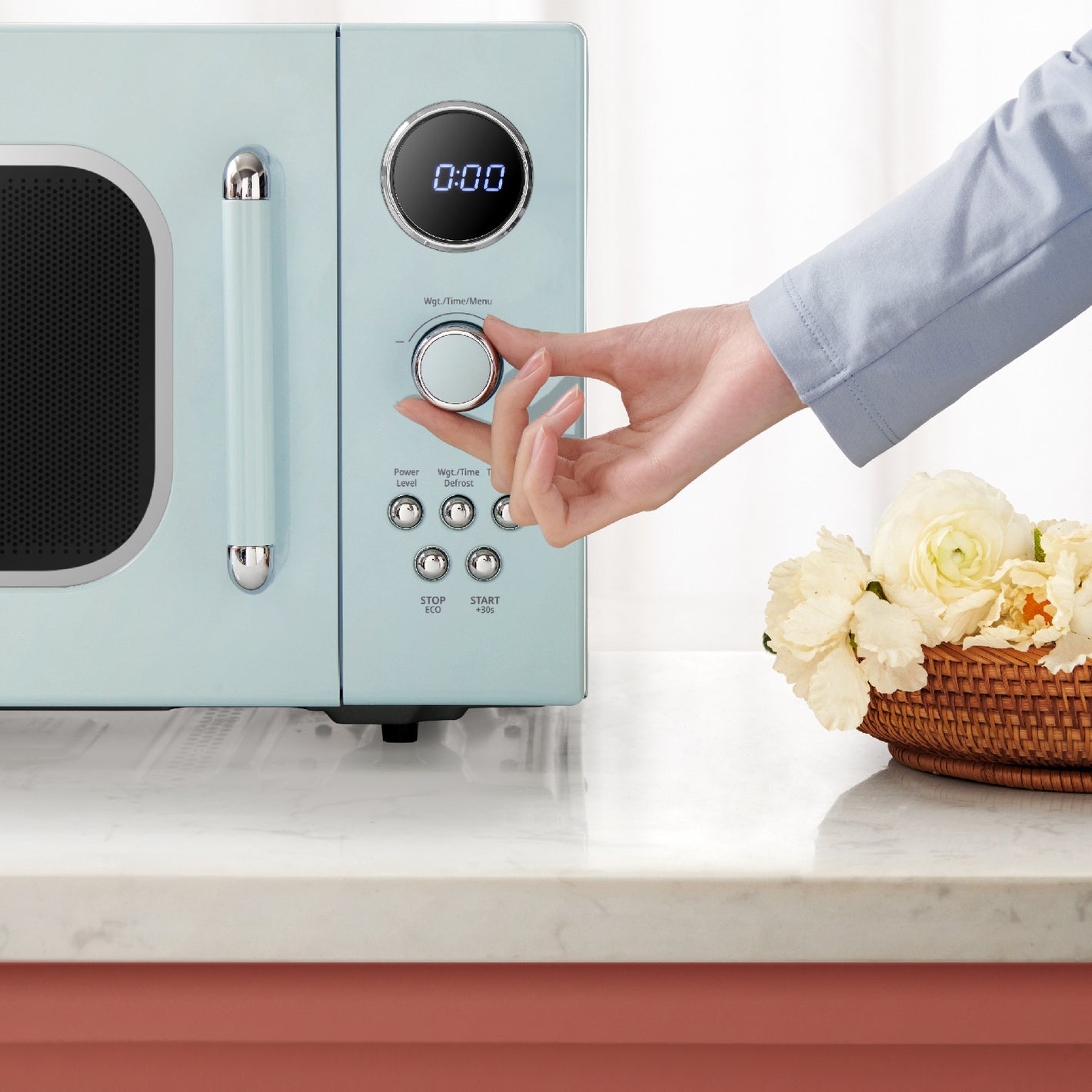 Cute Green Retro Countertop Microwave Oven - Comfee – Comfee’