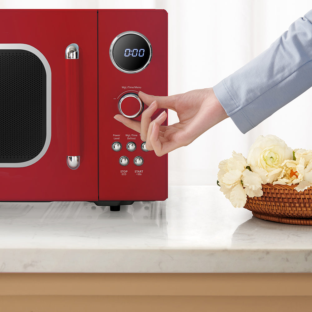 Red Kitchen Countertop Comfee Retro Microwave Oven – Comfee’