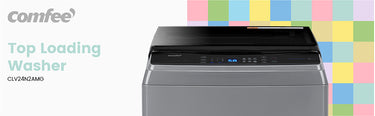 Grey Portable Top Loading Washer – Comfee’