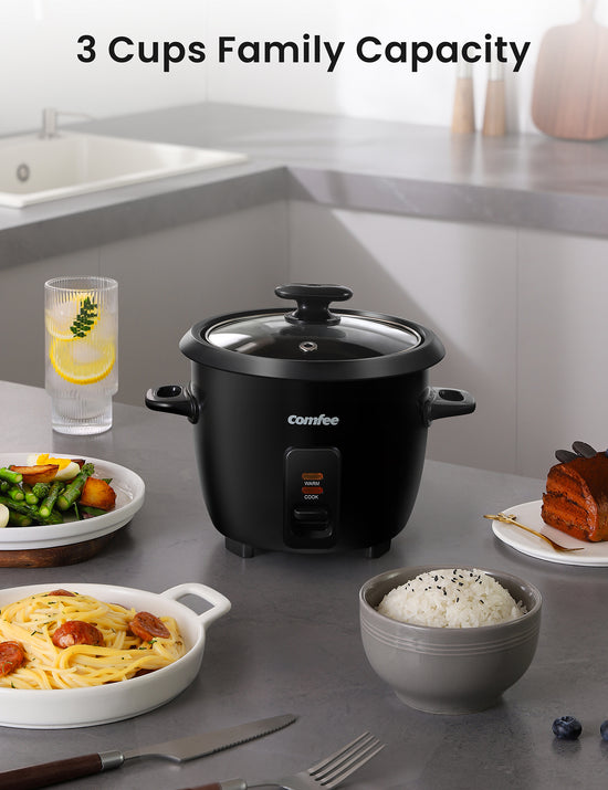 Black Mini Rice Cooker - Comfee – Comfee’