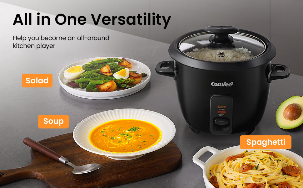 Black Mini Rice Cooker - Comfee – Comfee’