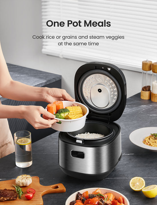 8 Cups Cooked Mini Rice Cooker - Comfee – Comfee’