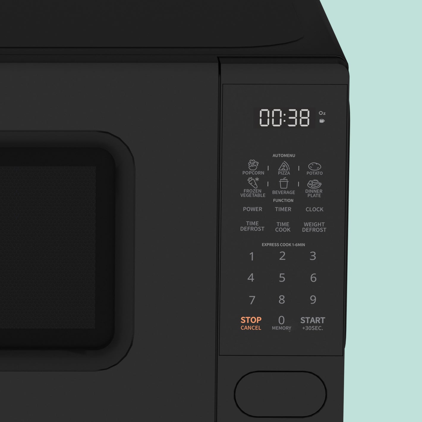 0.7 Cu.ft Retro Countertop Microwave - Black – Comfee’