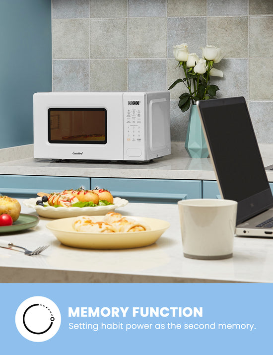 0.7 Cu.ft Retro Countertop Microwave - White – Comfee’