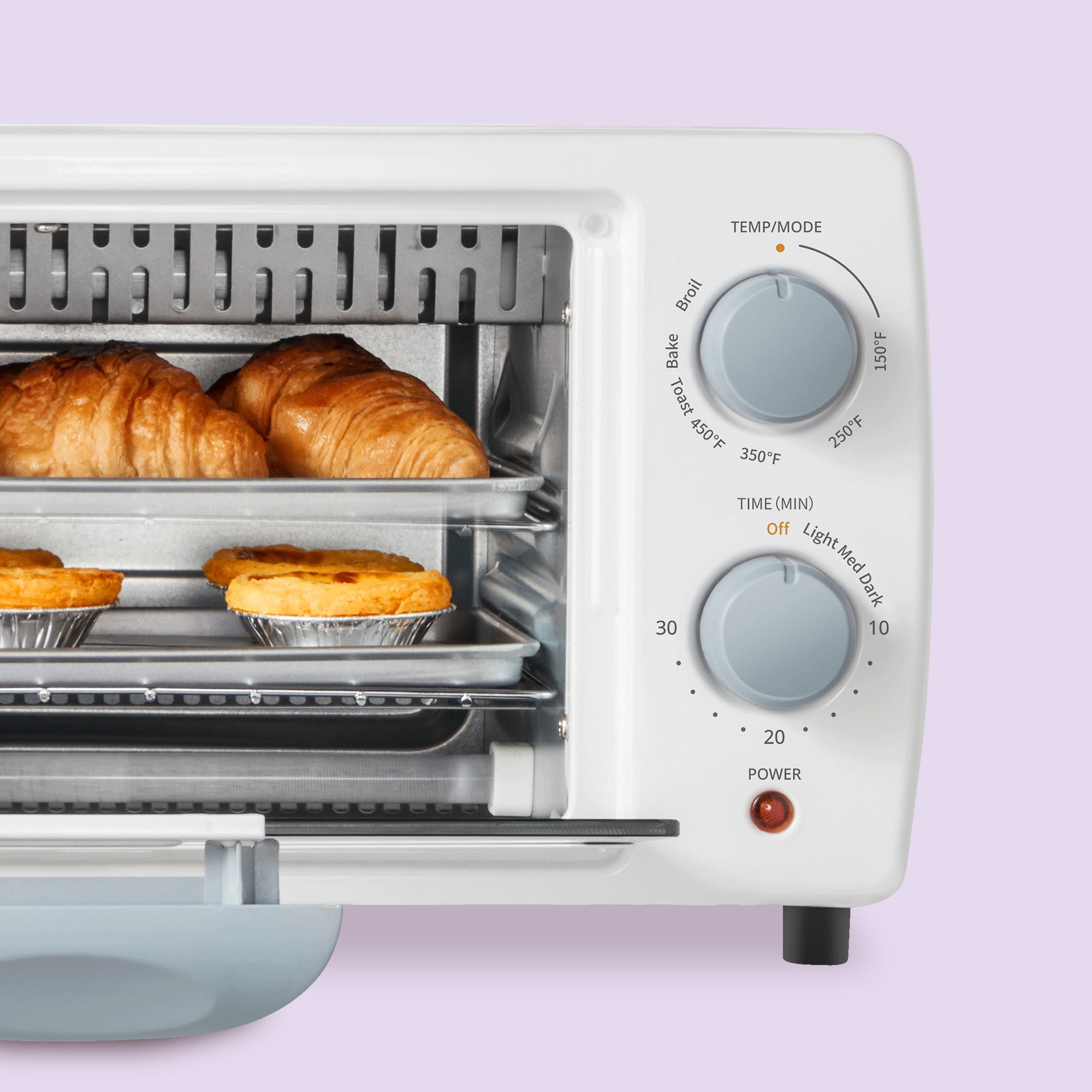 White 4-slice Countertop Toaster Oven - Comfee – Comfee’