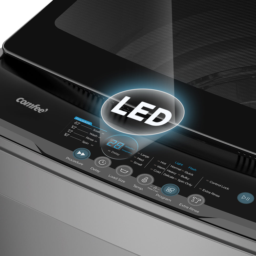 Grey Comfee Portable Washing Machine With Wheels – Comfee’