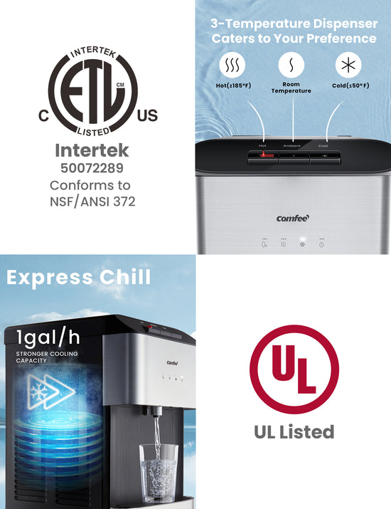 Ozone Self-Cleaning Bottom Loading Water Dispenser - Comfee – Comfee’