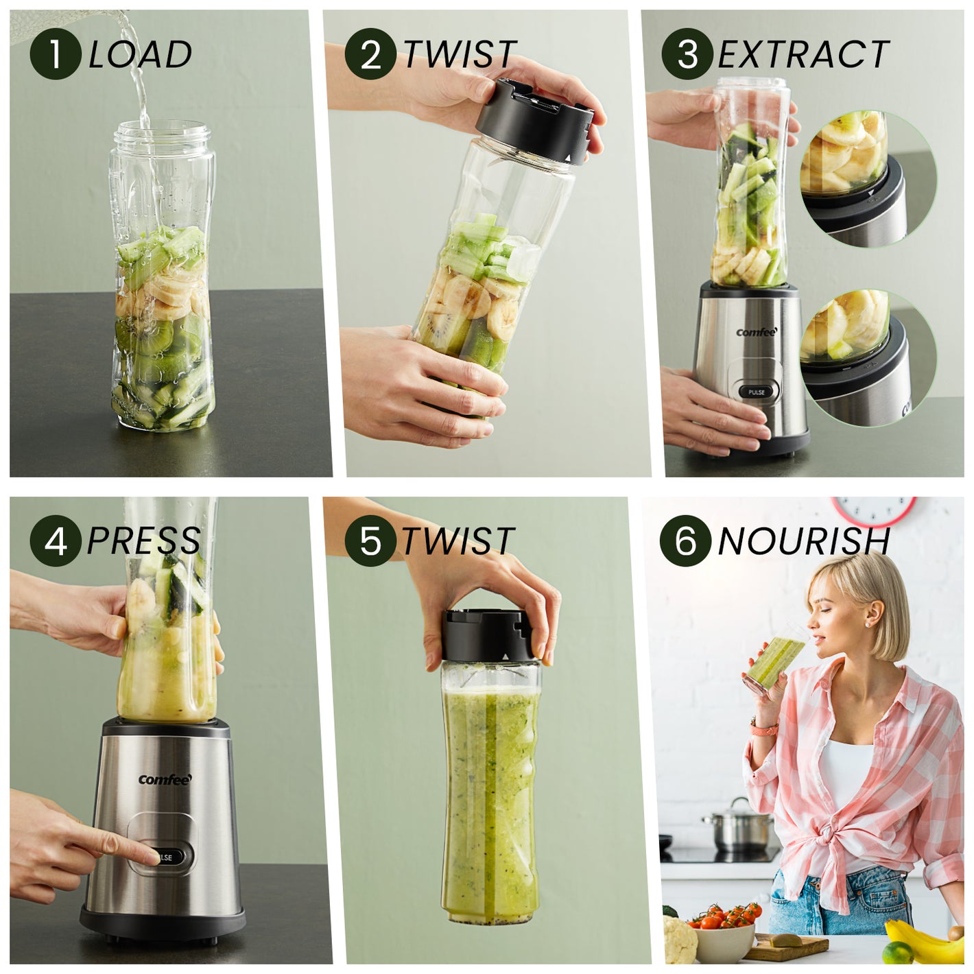 Compact Personal Blender For Smoothies and Juice - Comfee – Comfee’