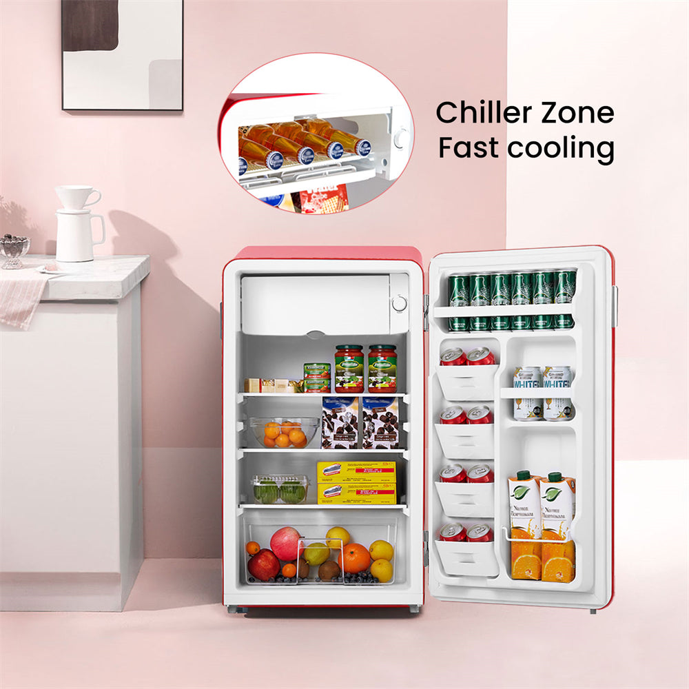 Compact Retro Style Refrigerator With Drinks Cooler - Comfee – Comfee’