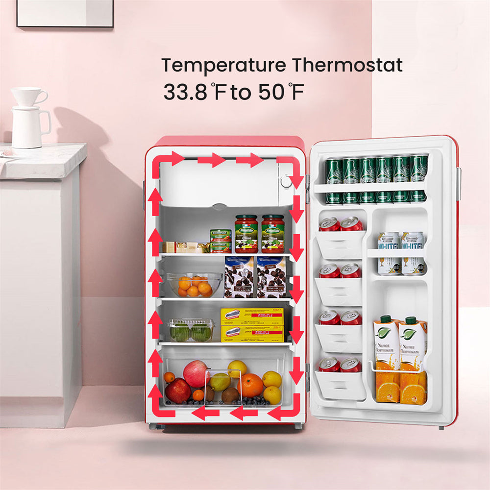 Compact Retro Style Refrigerator With Drinks Cooler - Comfee – Comfee’