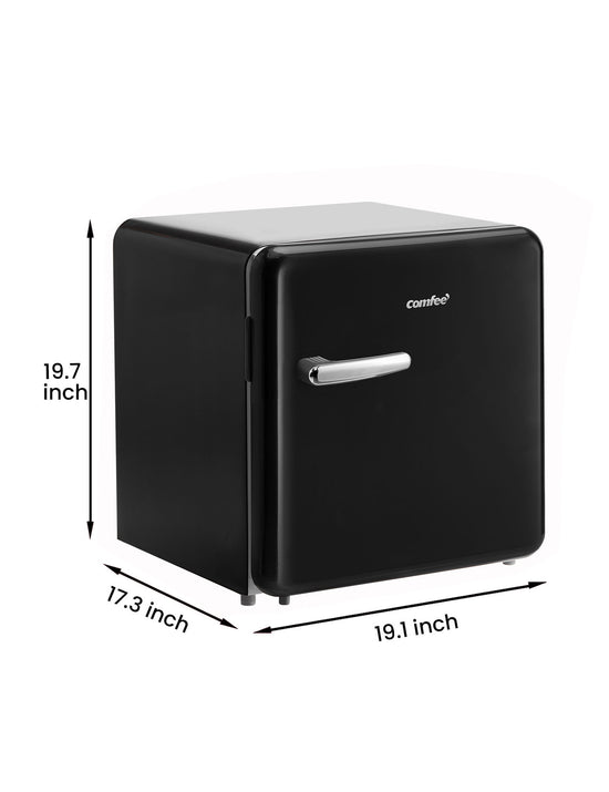 Black Retro Style Mini Refrigerator With Freezer - Comfee – Comfee’